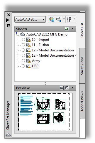Vault 2012: AutoCAD 's Manager für Planungsunterlagen (Sheet Set ...
